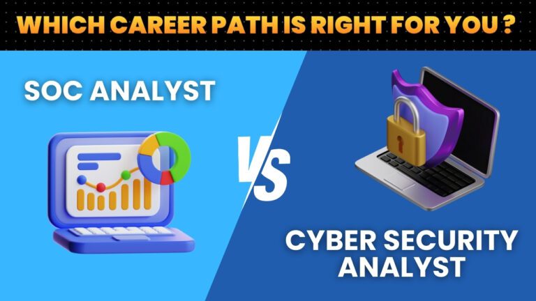 SOC Analyst vs Cybersecurity Analyst | Career Comparison
